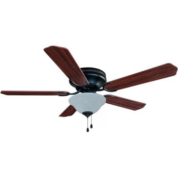 Hardware House 23-8922 Jupiter Style Series Hugger Ceiling Fan. Oil Rub ...